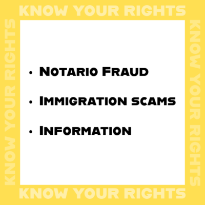 Know Your Rights - MIRA Coalition