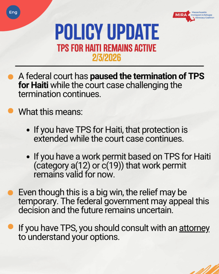 TPS for Haiti Remains Active / TPS pou Ayiti toujou aktif (2.3.2026 ...